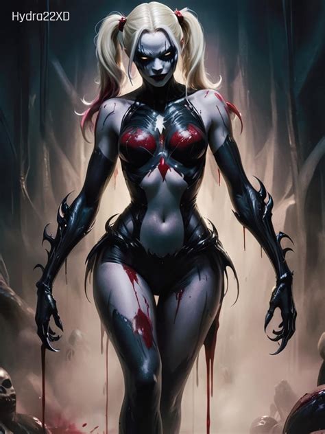 Harley Quinn With Venom Symbiote By Hydra22xd On Deviantart