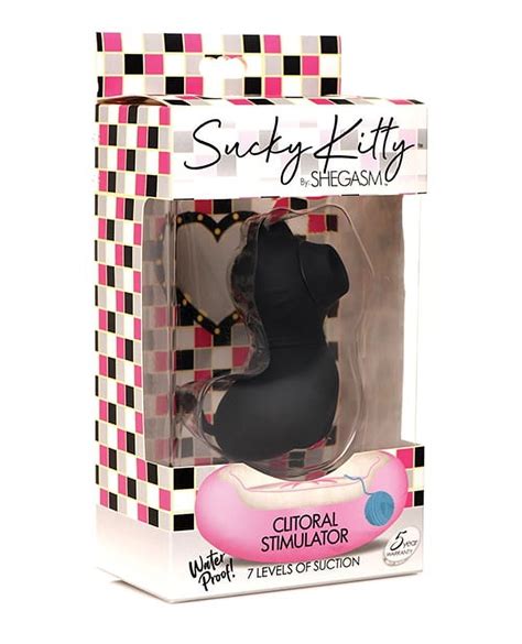 Inmi Shegasm Sucky Kitty Clitoral Stimulator Black