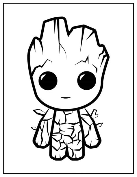 Dibujos De Groot Para Colorear E Imprimir Coloringonlycom Porn Sex