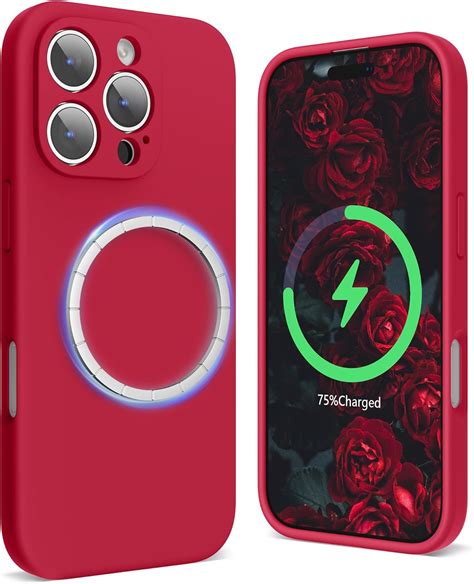 Surphy Magnetic Design For Iphone 16 Pro Max Case Liquid Silicone