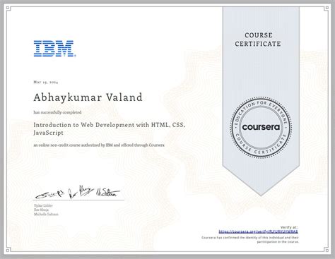 abhay valand on linkedin webdevelopment certification html css javascript