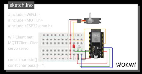 Mengendalikan Servo Dengan Mqtt Wokwi Esp32 Stm32 Arduino Simulator