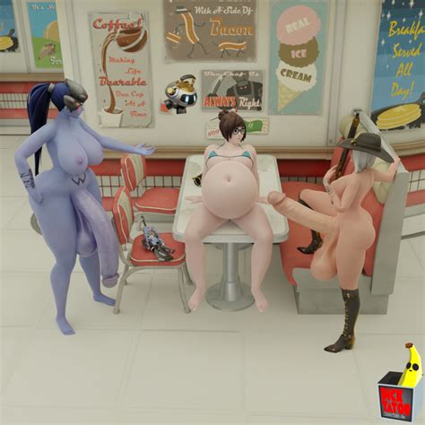 Rule 34 3d Alternate Version Available Arguing Ashe Overwatch