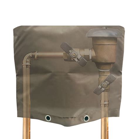 Hapeisy Backflow Preventer Insulation Cover Insulated Pouch For Winter Pipe Freeze Protection
