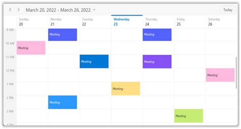 Appointments In Winui Scheduler Control Syncfusion