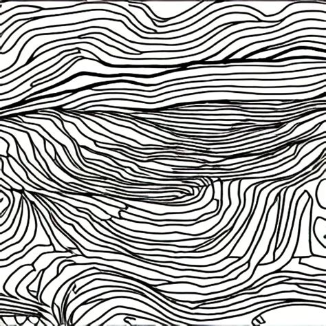 Coloring Page Of A Landscape Grayscale Cartoon Tiny Lines Wi Arthub Ai