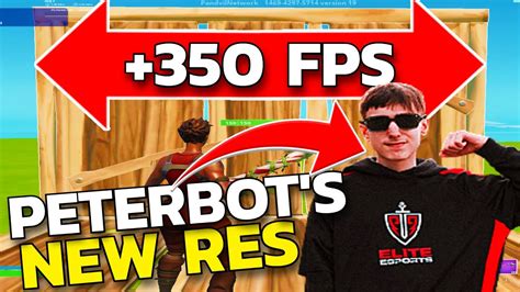 How To Get Peterbots New Stretched Res In Fortnite Insane Fps Youtube