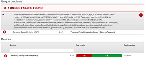 Java Appium TestNG Script On AWS Device Farm Could Not Find Element