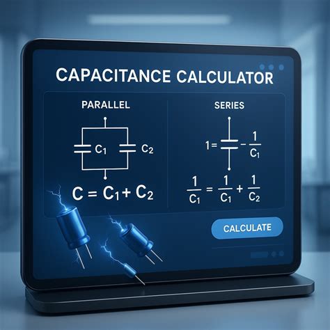 Calculadora Capacitância Grátis Ferramenta Paralelo Série