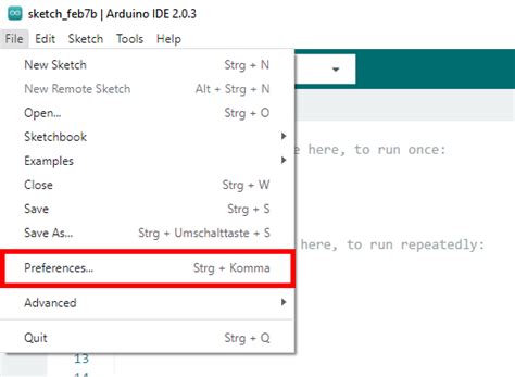 Arduino IDE Grundlagen Funduino Cube De