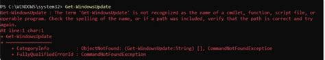 Install Windows Updates Using Powershell