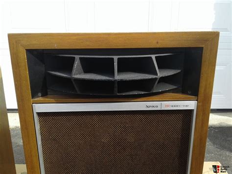 Vintage For Beginners Condition JVC Nivico Speakers With Horns Photo
