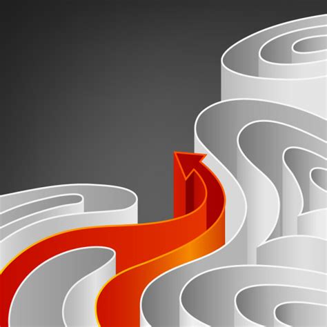 Arrow With Maze Vector Background Free Download