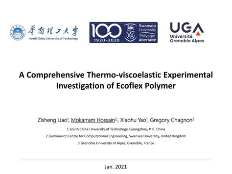 Pdf A Comprehensive Thermo Viscoelastic Experimental Investigation Of Ecoflex Polymer
