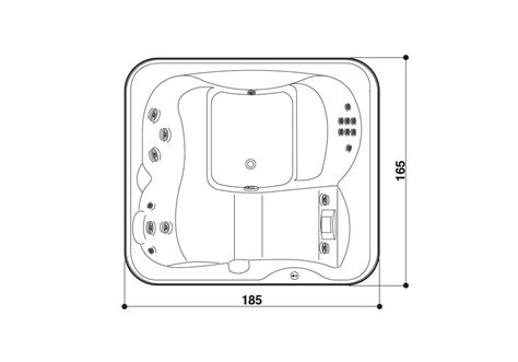 Jacuzzi Dimensions For 2 Persons In Cm At Jake Spragg Blog