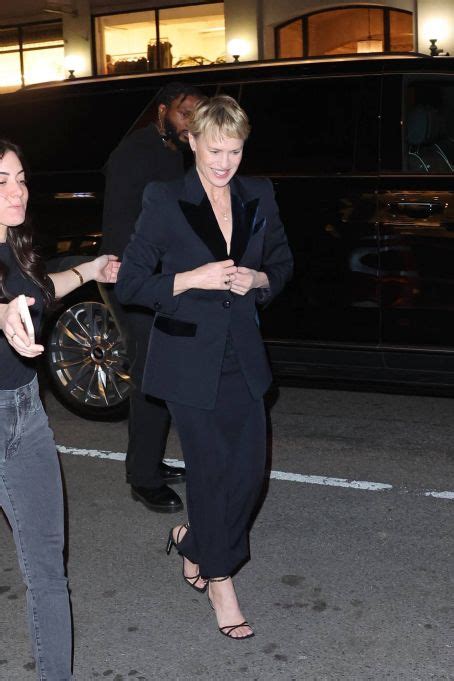 Robin Wright Arriving At A Private Event In New York Famousfix