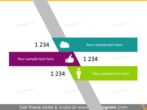 Multicolor Curve Index Schema Powerpoint Icons