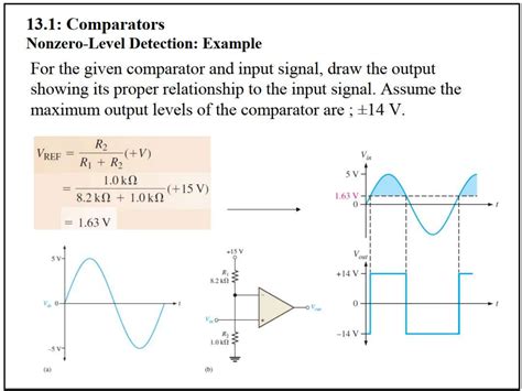 Linear Application And Comparator And Level Detector Pptx