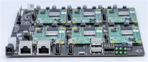Deskpi Super6c Uma Mini Itx Com Cluster Raspberry Pi Cm4