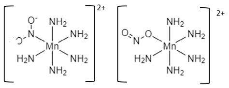 [solved] 1 Draw Two Linkage Isomers Of [mn Nh3 5 No2 ]2 2 The Course Hero