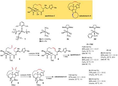 Synthesis Of Macrocyclic Natural Products By Catalyst Controlled Stereoselective Ring Closing