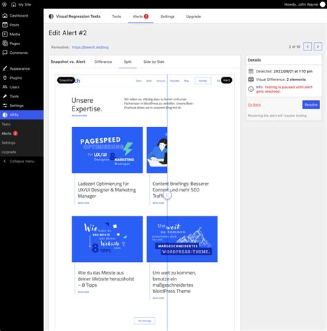 How Your Wordpress Website Can Benefit From Visual Regression Testing