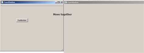 C How To Make Qt Mainwindow Attached To Each Other Stack Overflow