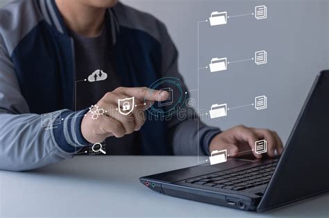 Digital System For Transferring Documents Ftpfile Transfer Protocol Files Receiver Stock