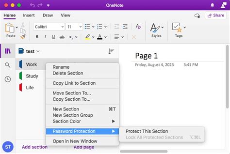 How To Password Protect Onenote On Computer And Phone