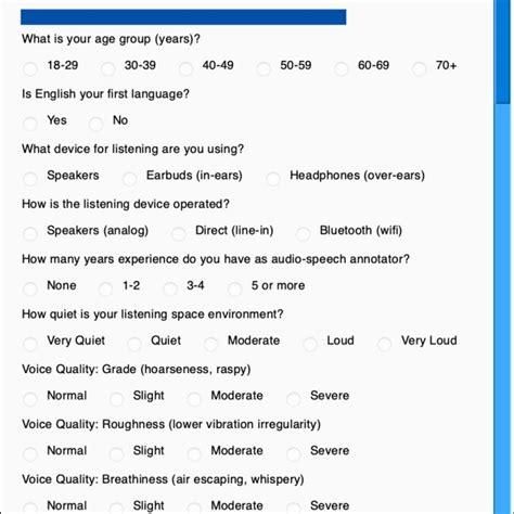 Image Of Python Based Human Rated Annotation Gui For Speech Audio
