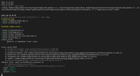 Bench Update Error And Instance Down Bug Frappe Forum