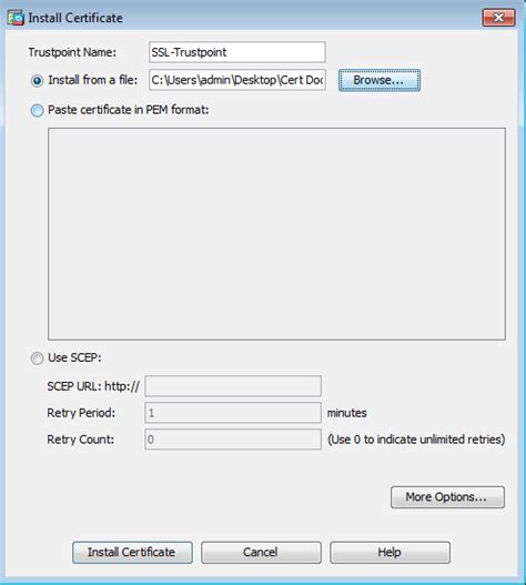 Android Install Certificate