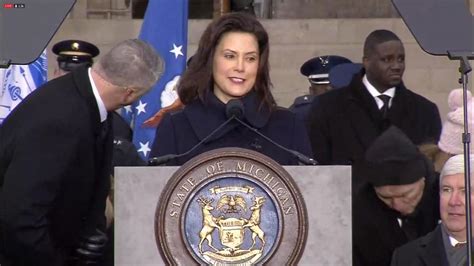 Listen And Read Michigan Gov Gretchen Whitmers Inauguration Speech