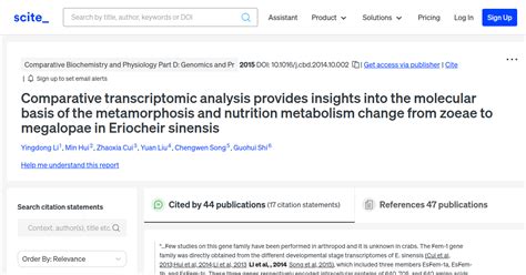 Comparative Transcriptomic Analysis Provides Insights Into The