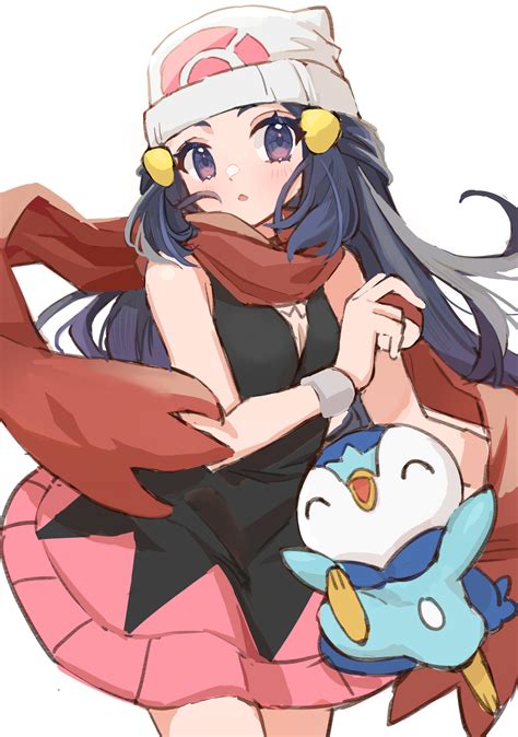 Dawn And Piplup Pokemon And 2 More Drawn By Alisky Danbooru