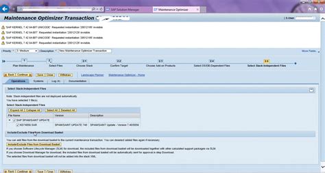 How To Generate A Stack File Using Maintenance Opt Sap Community