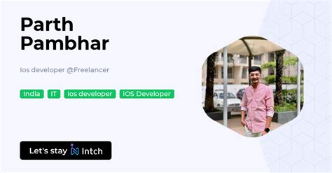 Parth Pambhar Ios Developer Freelancer Intch