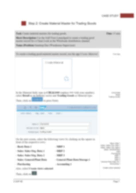 SOLUTION Intro S Hana Using Gbi Case Study Mm Fiori En V Kit Enterprise Architecture Part