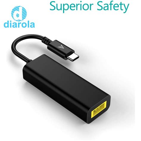 【cod】 Usb C To Slim Tip Adapter Square 45w To Type C For Lenovo S8s9