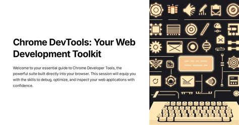 Chrome Devtools Your Web Development Toolkit