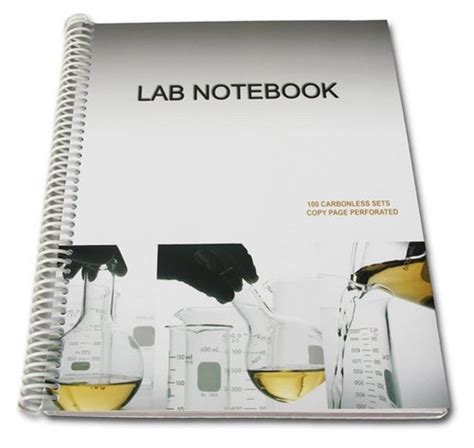 Lab Notebook 100 Carbonless Pages Spiral Bound Copy Page Perforated Swiftsly