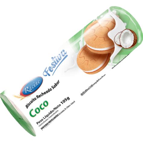 Bisc Racine 105g Rech Coco Festiva Comercial Esthampa