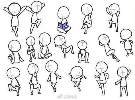 简笔画小人身体 简笔画小人身体怎么画 画趣文库（我爱生活）