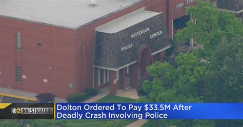 Dolton Ordered To Pay 335m After Deadly Crash Involving Police Cbs