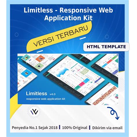 Jual Limitless Responsive Web Application Kit Shopee Indonesia