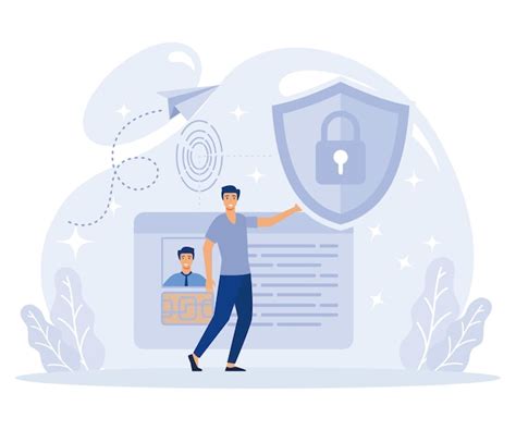 Premium Vector Security And Identity Verification Concept Smart Id Card Automatic Access