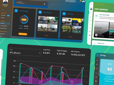Dark Admin Dashboard By Wewewedot On Dribbble