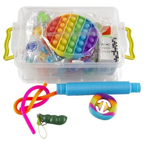 Fidget Box Assorted Fidget Toys 20pc In Bin
