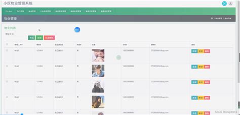 Java毕设项目小区物业管理系统演示录像2020（javavuemybatismavenmysql）物业管理后台项目演示下载 Csdn博客