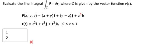 Solved Evaluate The Line Integral CFdr Where C Is Given Chegg